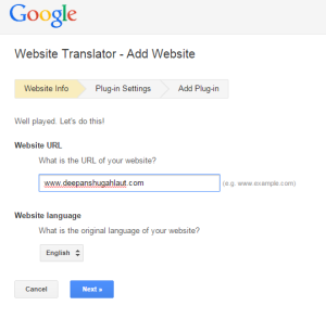 How to Add Google Website Translator to Your Blog? – Deepanshu Gahlaut